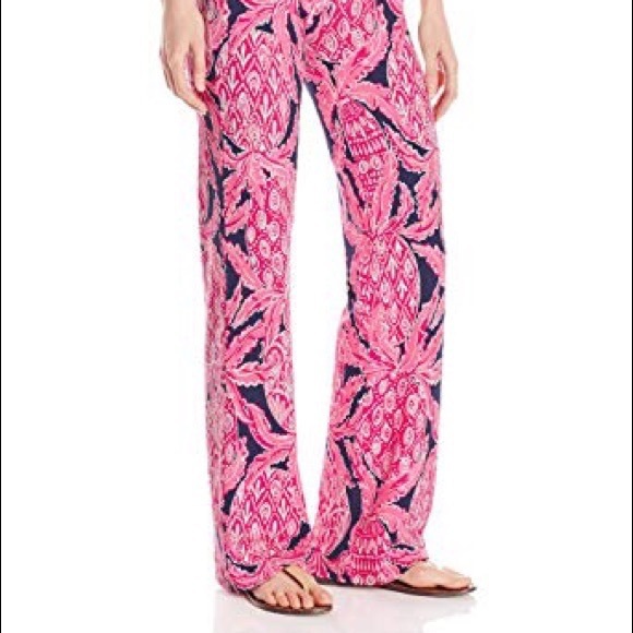 Lilly Pulitzer | Pants & Jumpsuits | Lilly Pulitzer Georgia May Palazzo ...